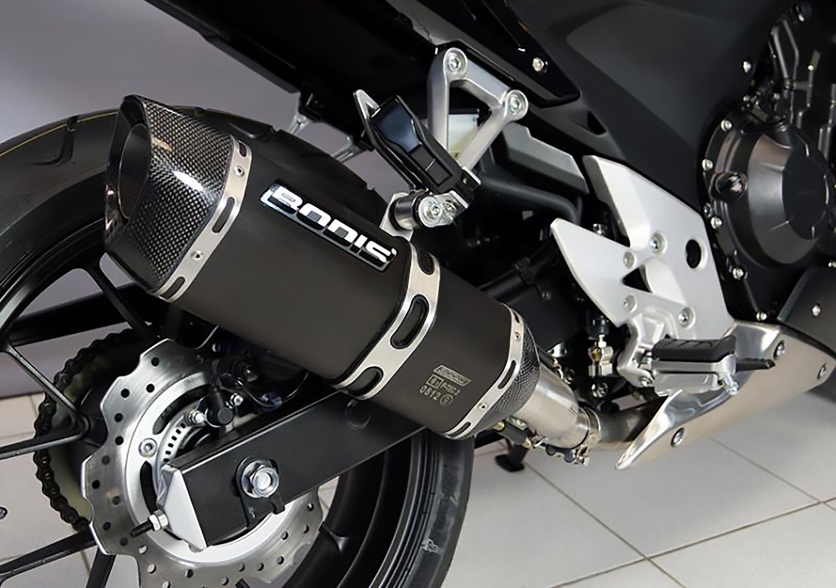 Exhaust system: HONDA - CB500X-CB500F-CBR500R 2013-2015 :: BODIS EXHAUST